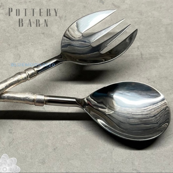 Pottery Barn | Dining | Pottery Barn Silver Server Set Nib | Poshmark